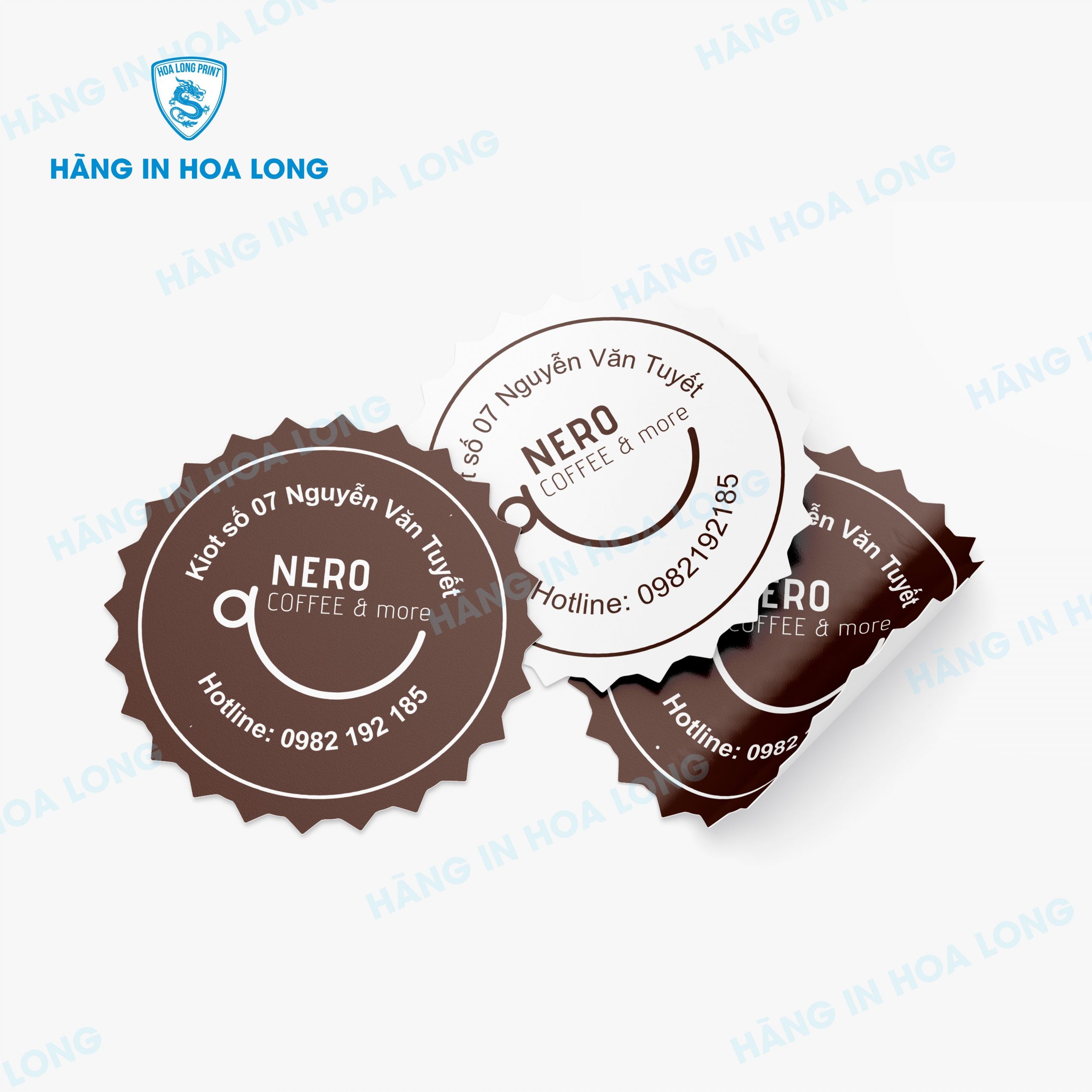 In tem nhãn decal uy tín, chất lượng, giá rẻ - In Hoa Long